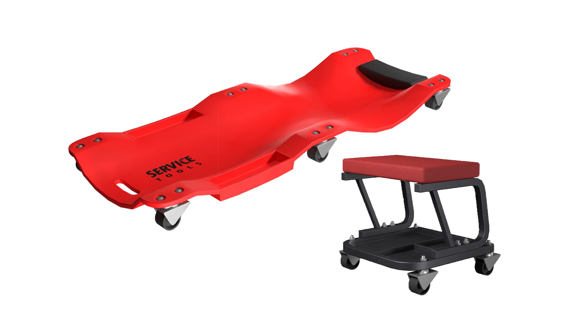 3D Service Creeper Set - TurboSquid 1765012