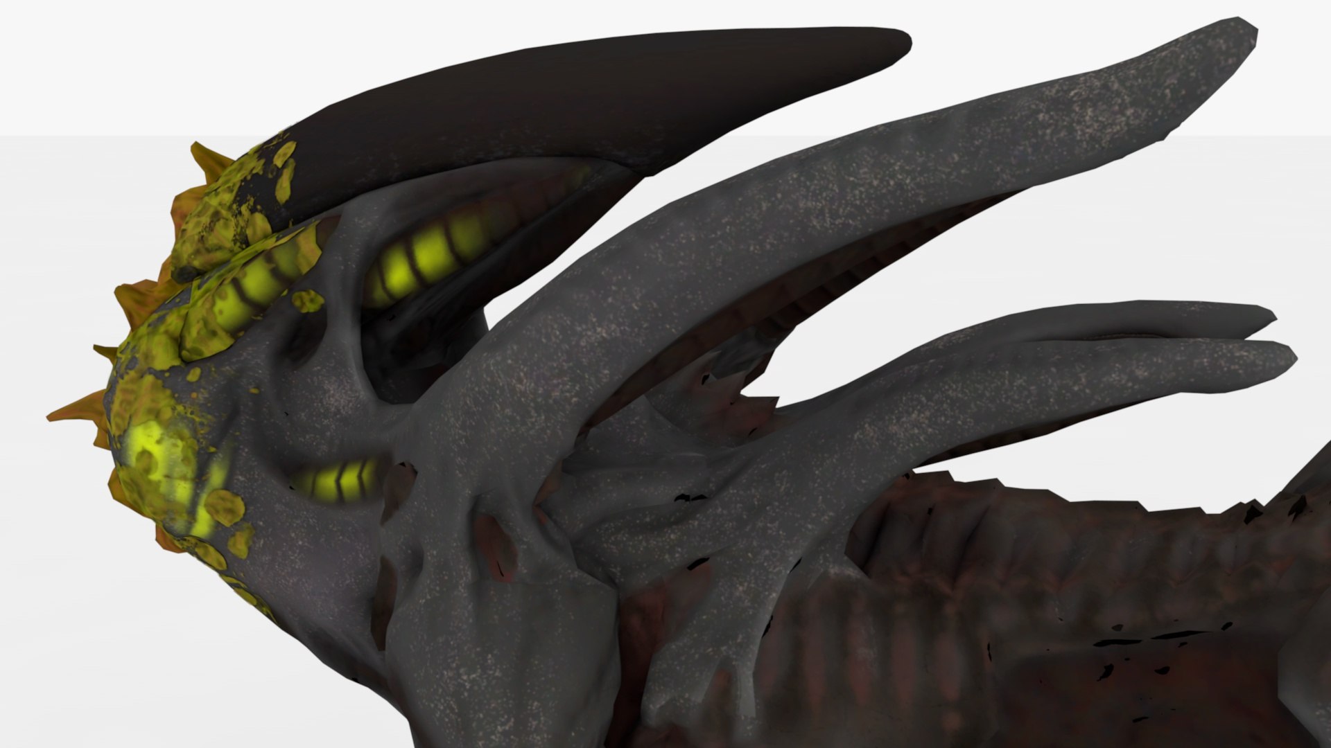 Headshot Alien 3D Model - TurboSquid 2376062