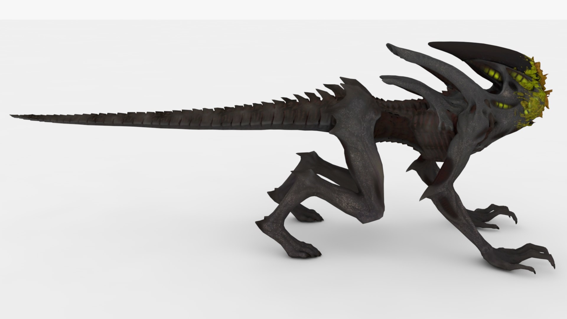 Headshot Alien 3D Model - TurboSquid 2376062