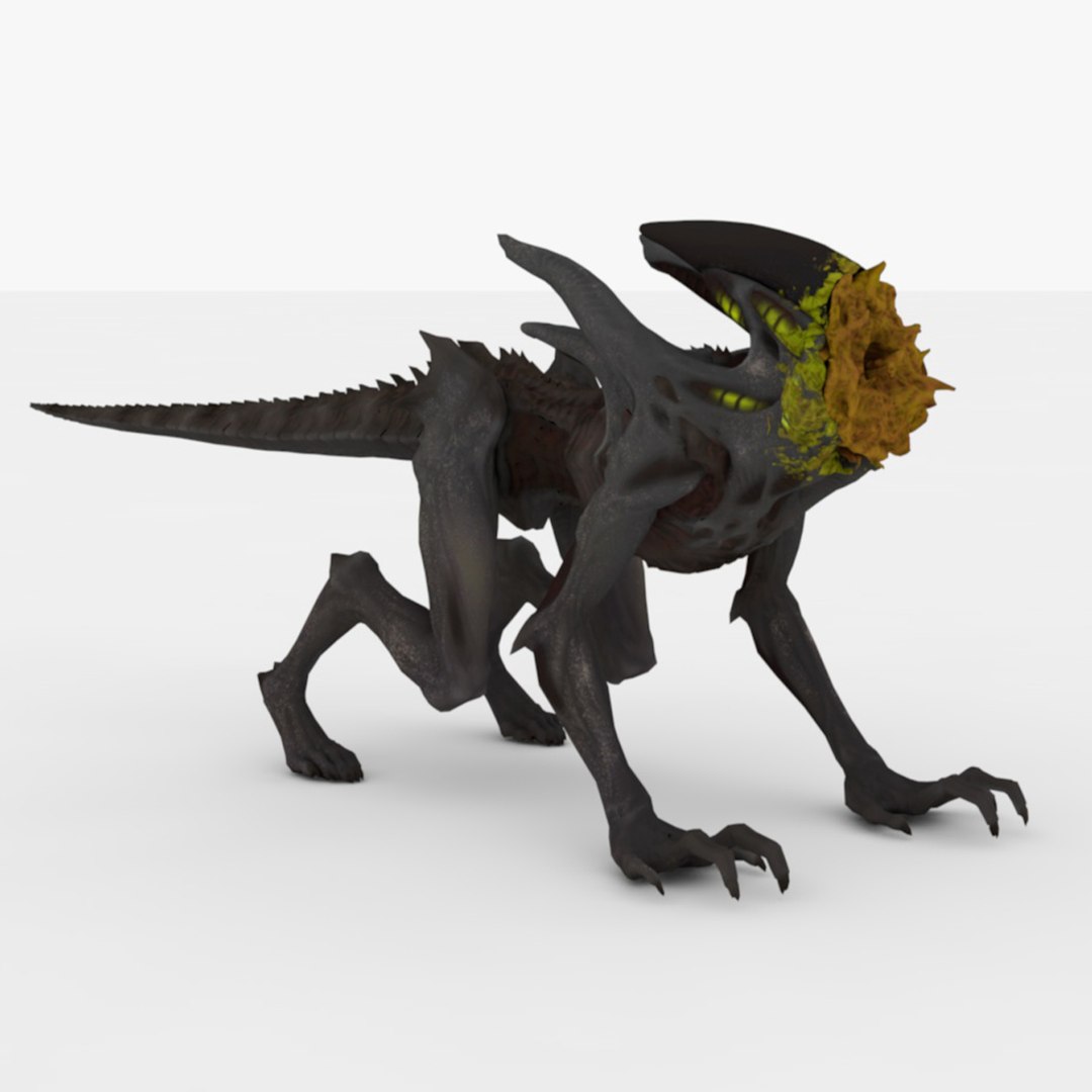 Headshot Alien 3D Model - TurboSquid 2376062