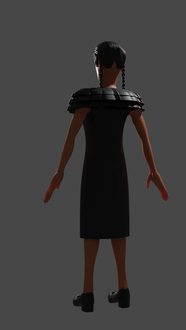 Wednesday Model - TurboSquid 2051645