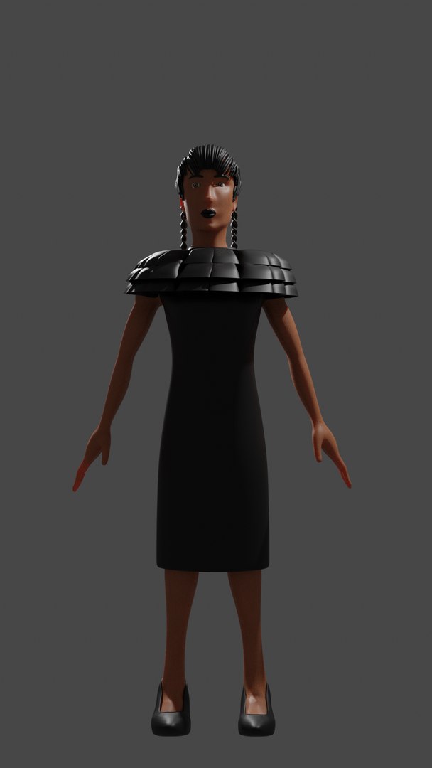 Wednesday Model - TurboSquid 2051645