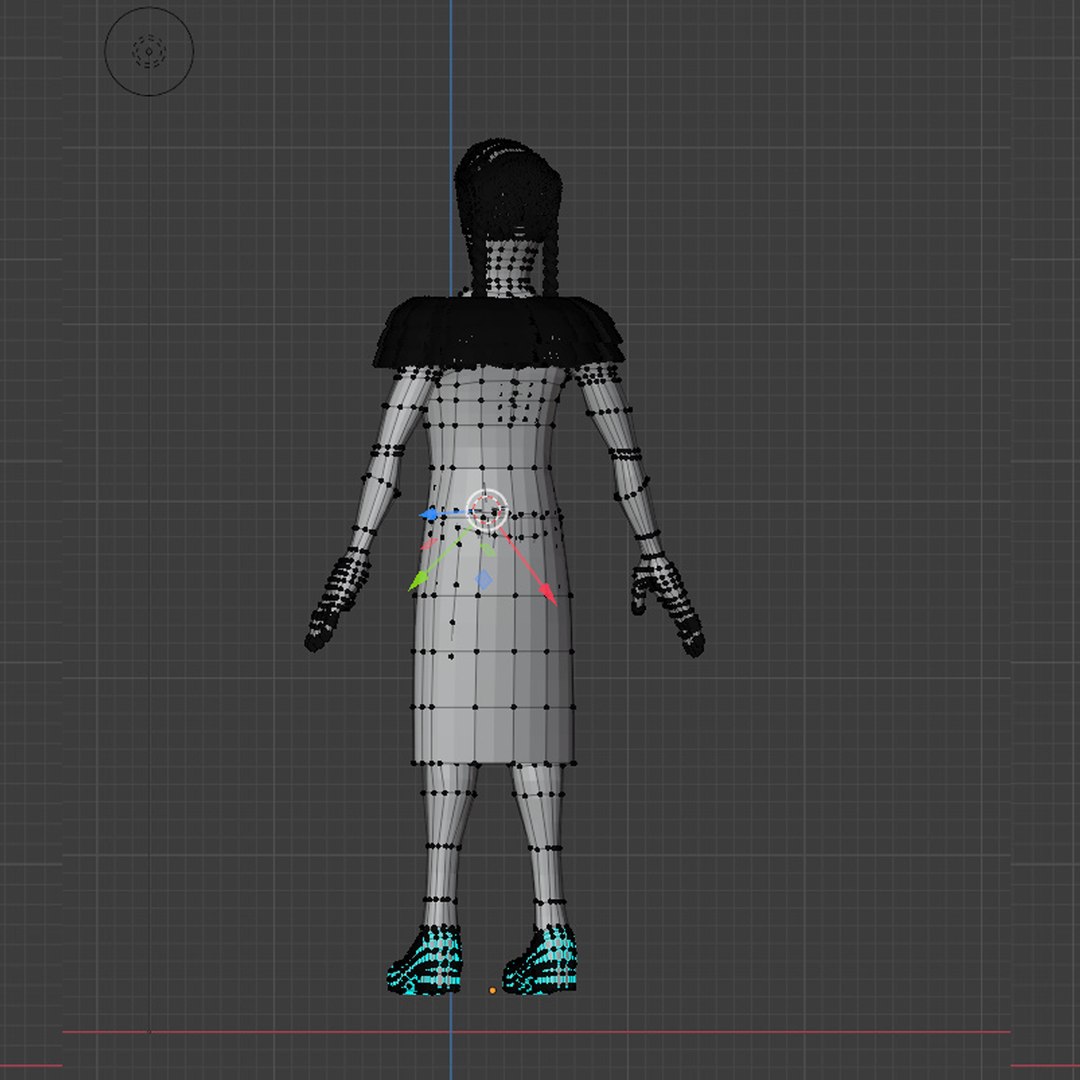 Wednesday Model - TurboSquid 2051645