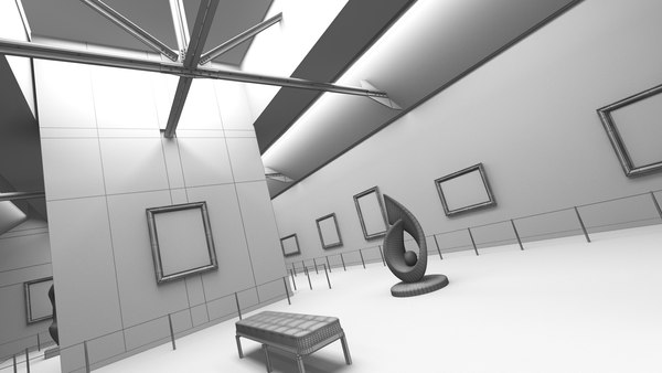 3D Art Gallery Collection 5 model - TurboSquid 1815329