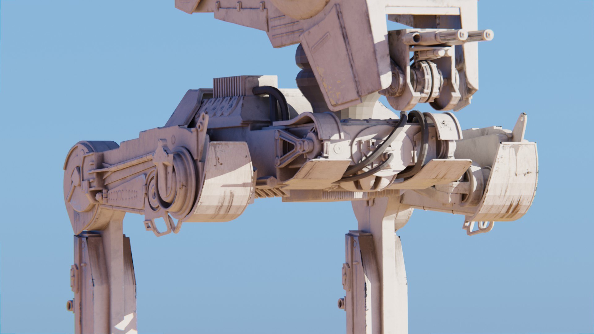 Star Wars AT-ST 3D Model - TurboSquid 2325847