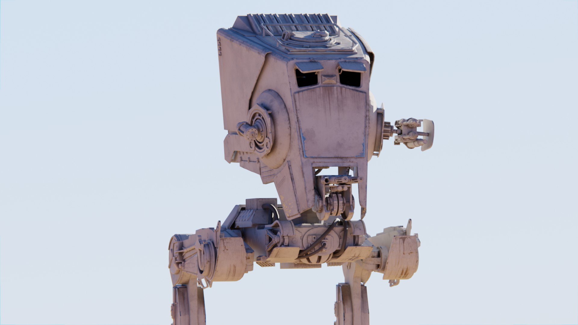 Star Wars AT-ST 3D Model - TurboSquid 2325847