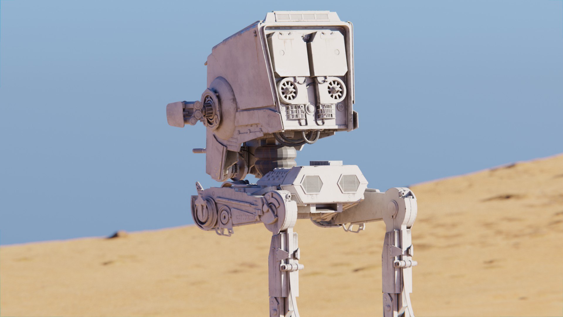 Star Wars AT-ST 3D Model - TurboSquid 2325847