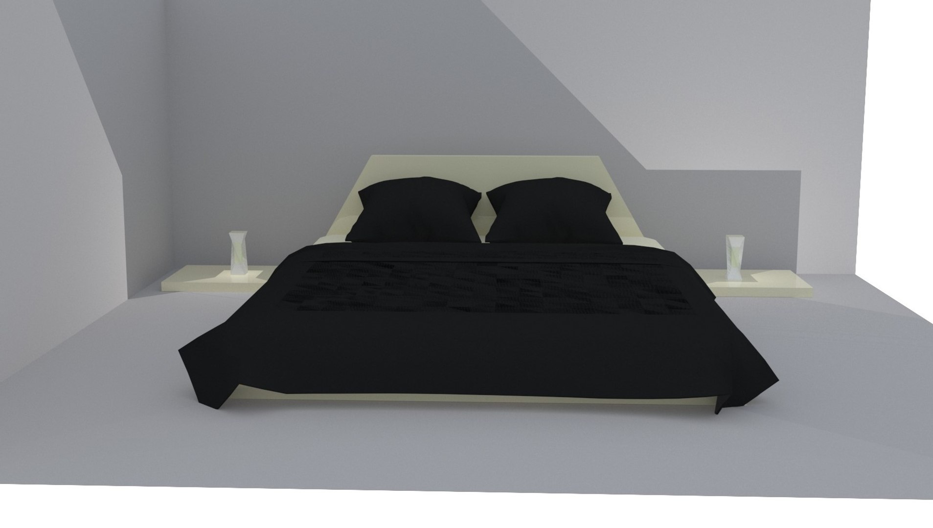 3D Bed Model - TurboSquid 1837398