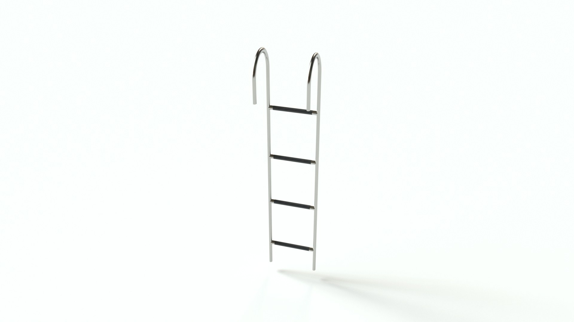 3D Ladder With Rubber Grips - Hooked - 3D Asset - TurboSquid 1899093