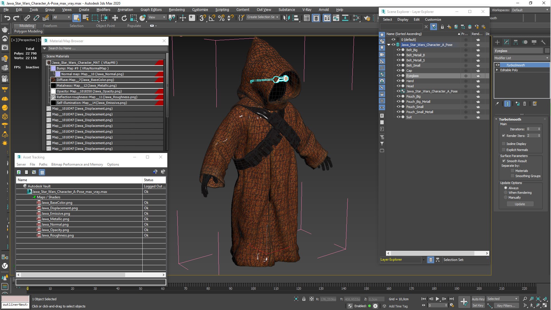 Jawa Star Wars Character A-Pose 3D Model - TurboSquid 2406195