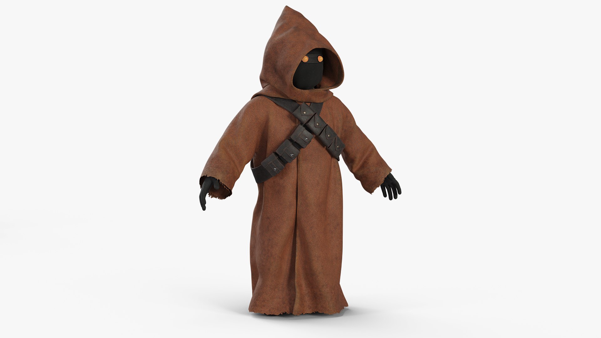 Jawa Star Wars Character A-Pose 3D Model - TurboSquid 2406195