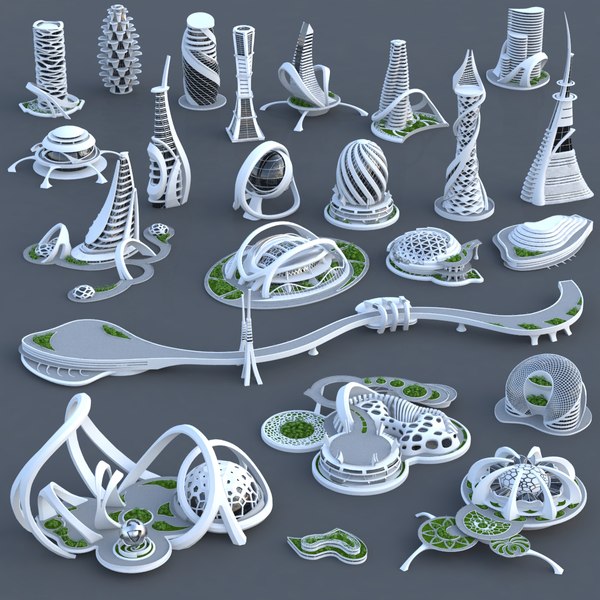 Futuristic Building 3D Models for Download | TurboSquid