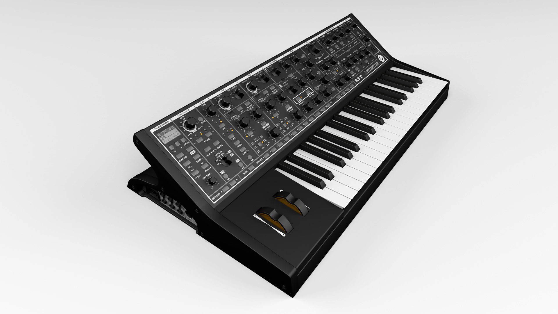 3D Model Moog Subsequent 37 Analog Synthesizer - TurboSquid 1982067