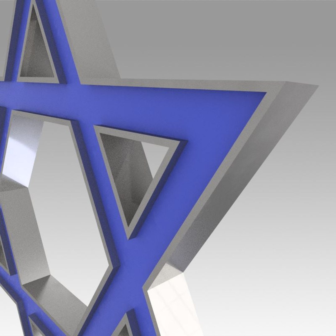 3D david star - TurboSquid 1321537