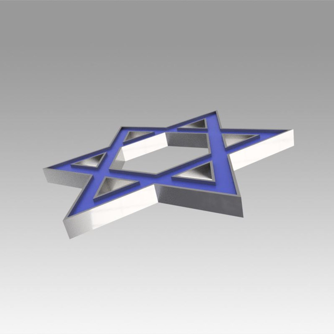 3D david star - TurboSquid 1321537