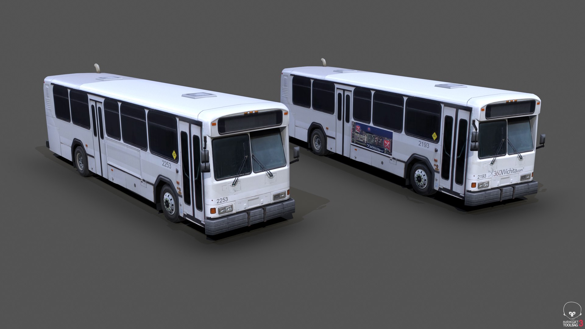3D Gillig G20b Transit Bus - TurboSquid 1407907