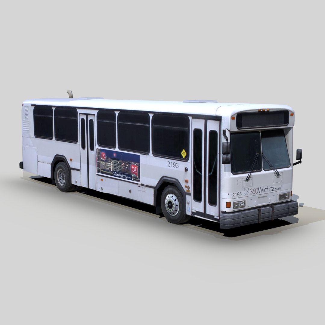 3D Gillig G20b Transit Bus - TurboSquid 1407907