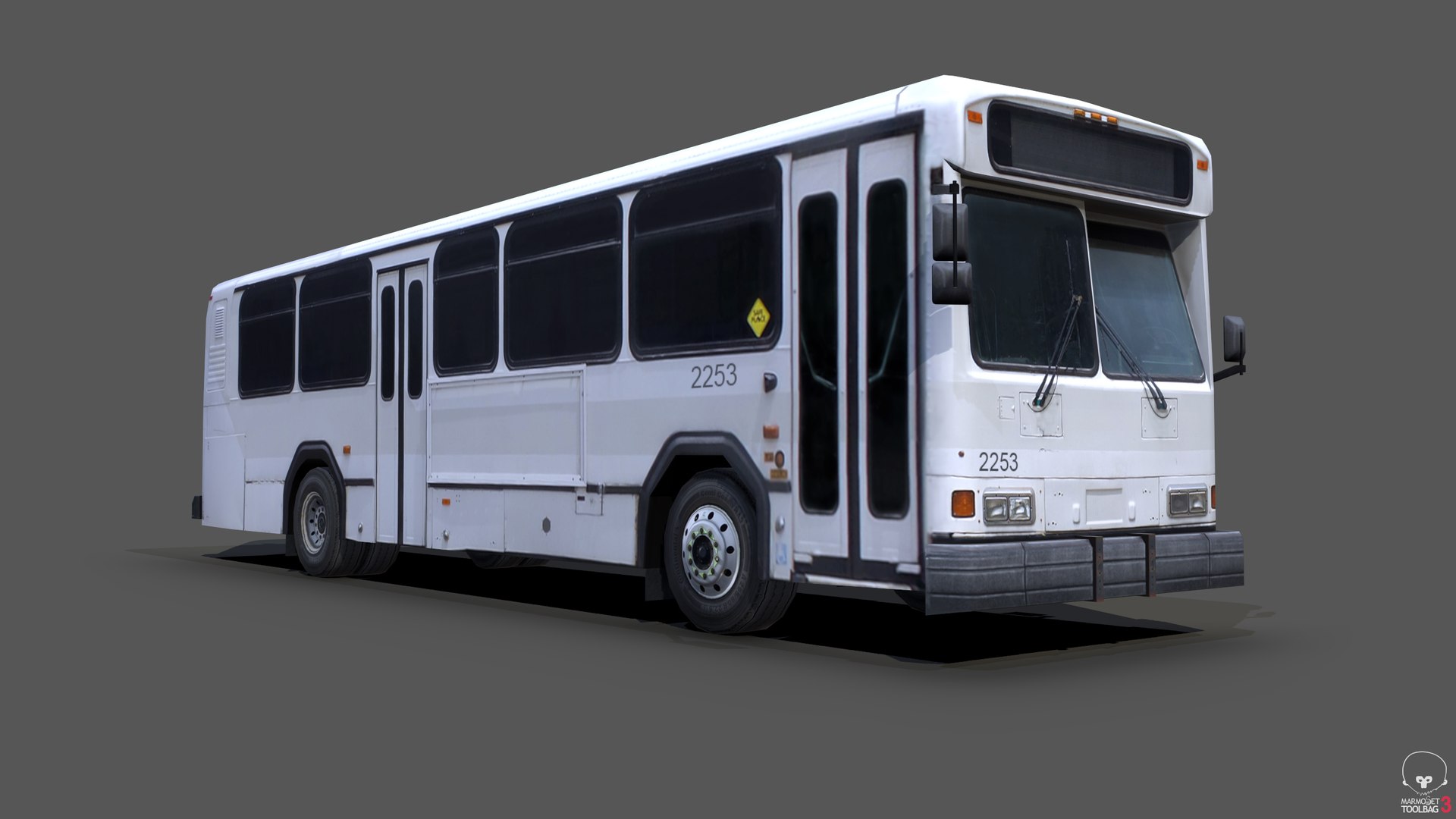 3D Gillig G20b Transit Bus - TurboSquid 1407907