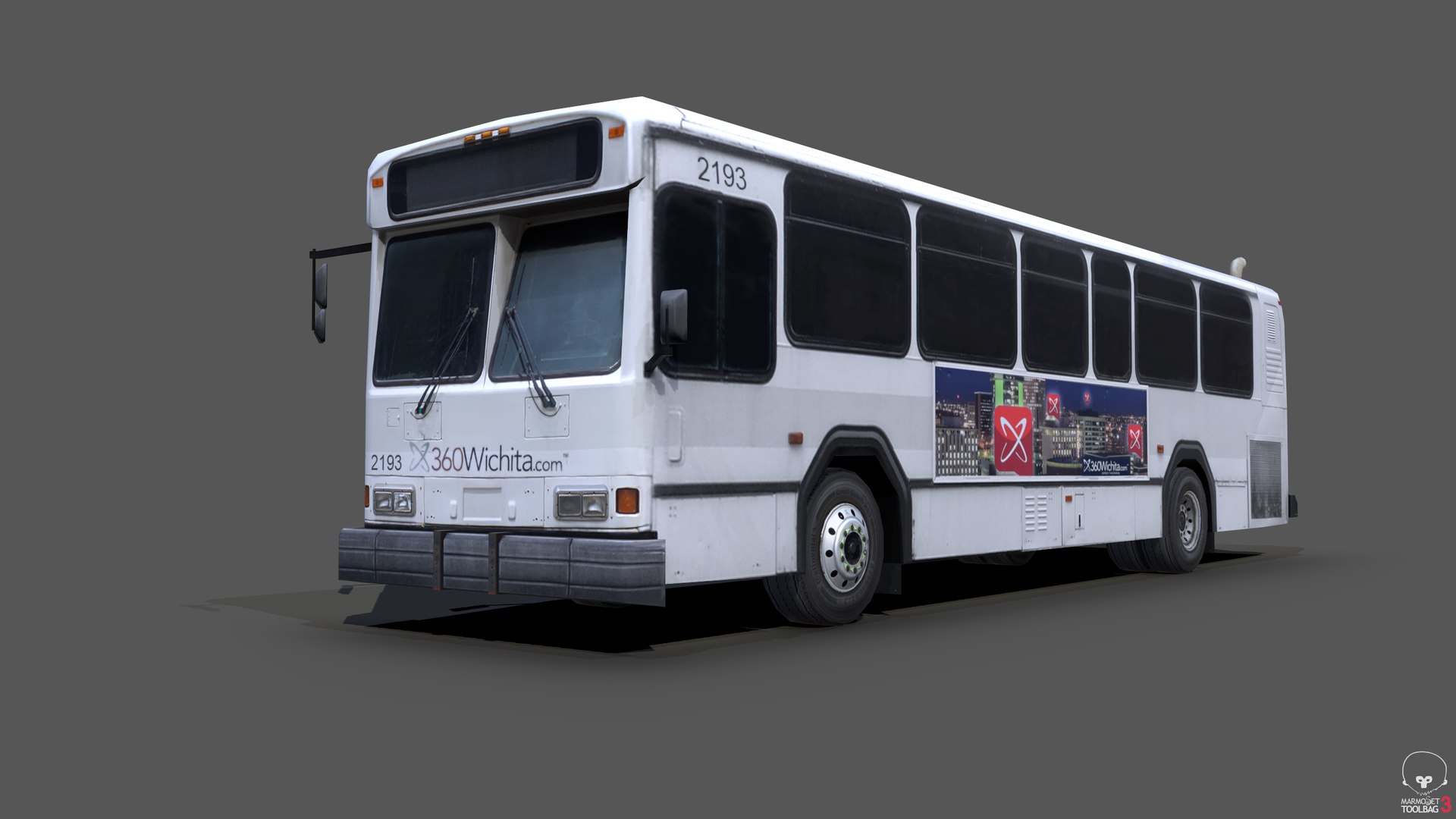 3D Gillig G20b Transit Bus - TurboSquid 1407907