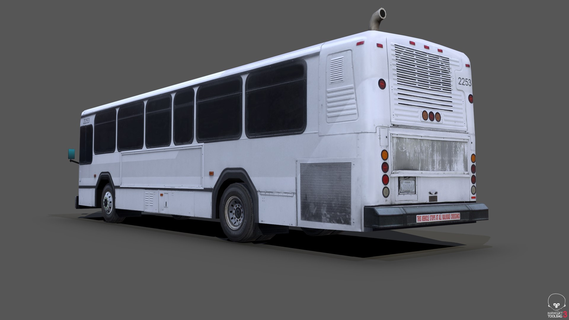 3D Gillig G20b Transit Bus - TurboSquid 1407907