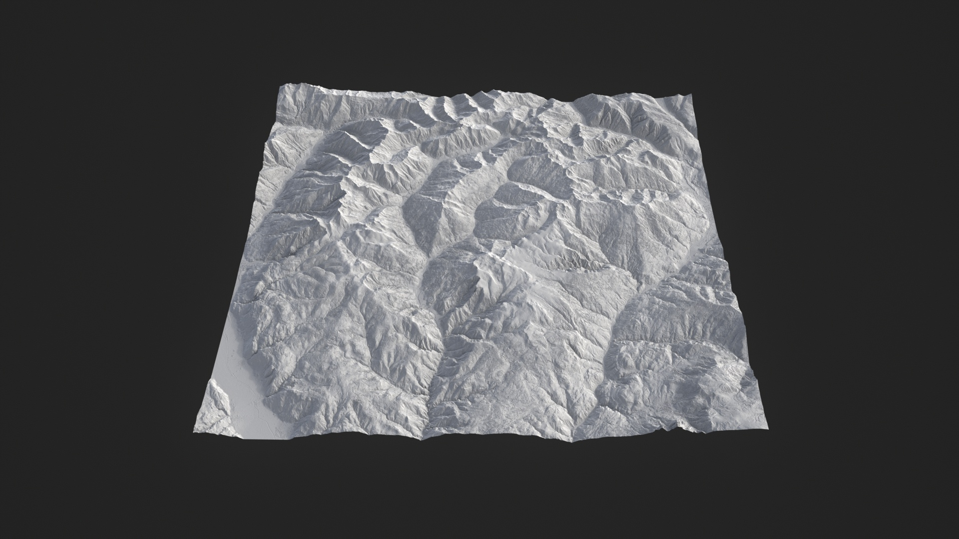 Dolomites Terrain 3D Model - TurboSquid 2332309