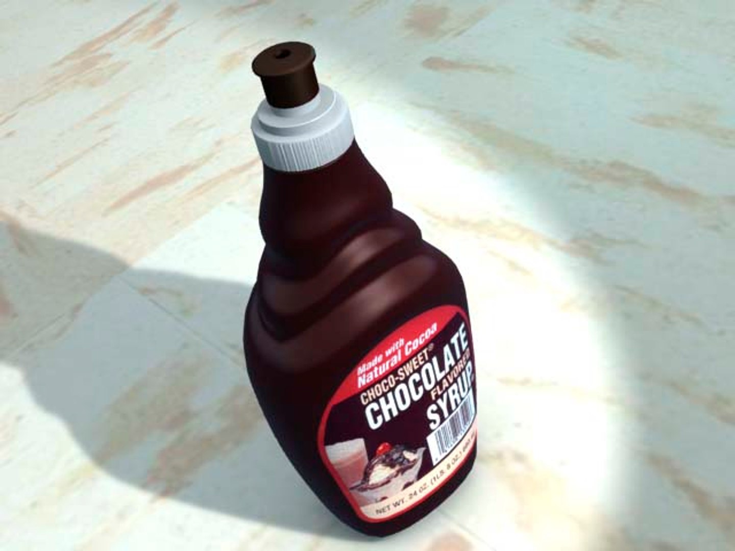 3d Model Of Chocolate Syrup