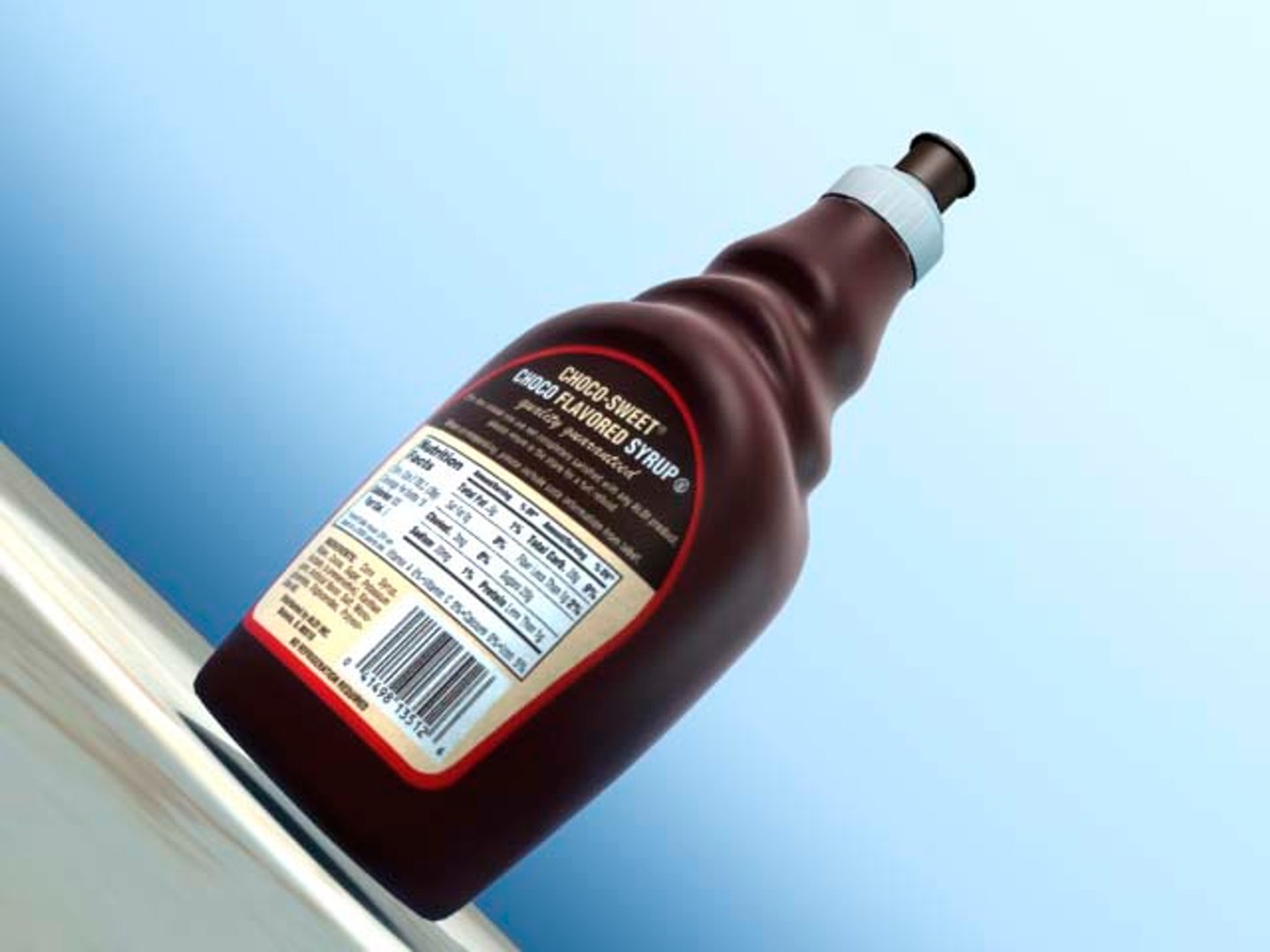 3d Model Of Chocolate Syrup