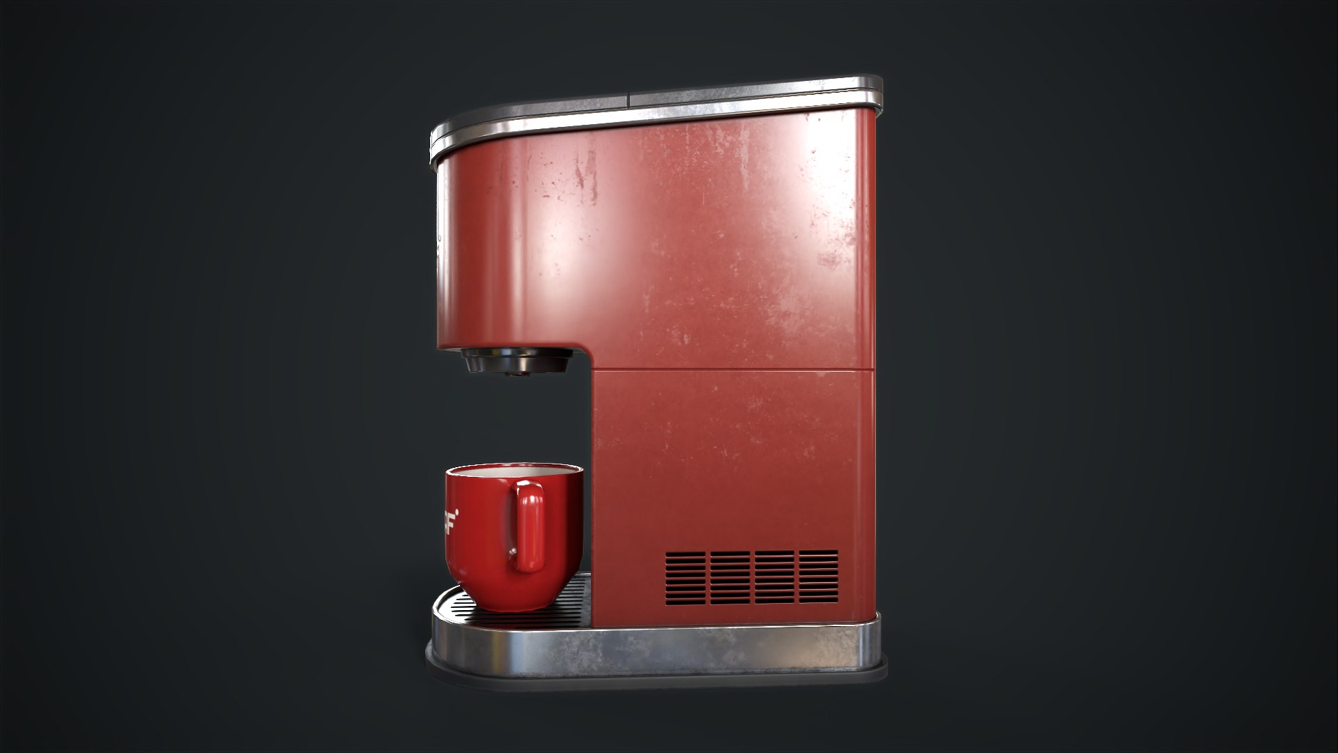 3D Modern coffee maker model - TurboSquid 2039645