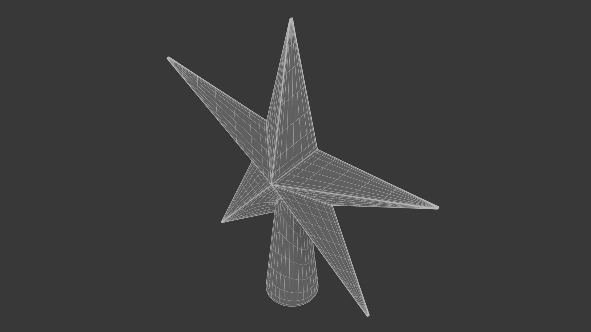 Christmas Tree Star Topper 3D Model - TurboSquid 1470991