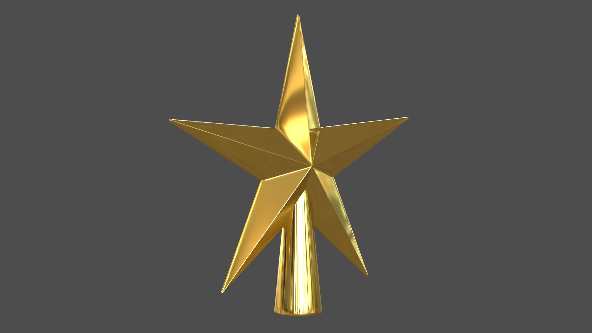 Christmas Tree Star Topper 3D Model - TurboSquid 1470991