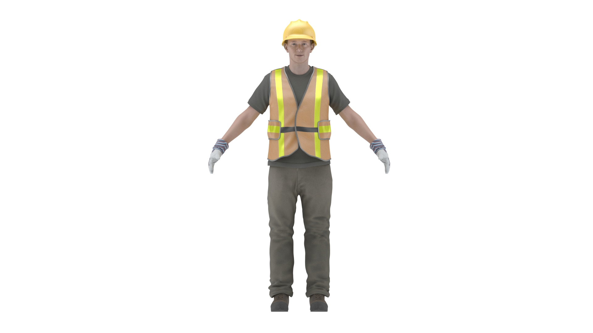 3D Model Construction Worker - TurboSquid 1751738