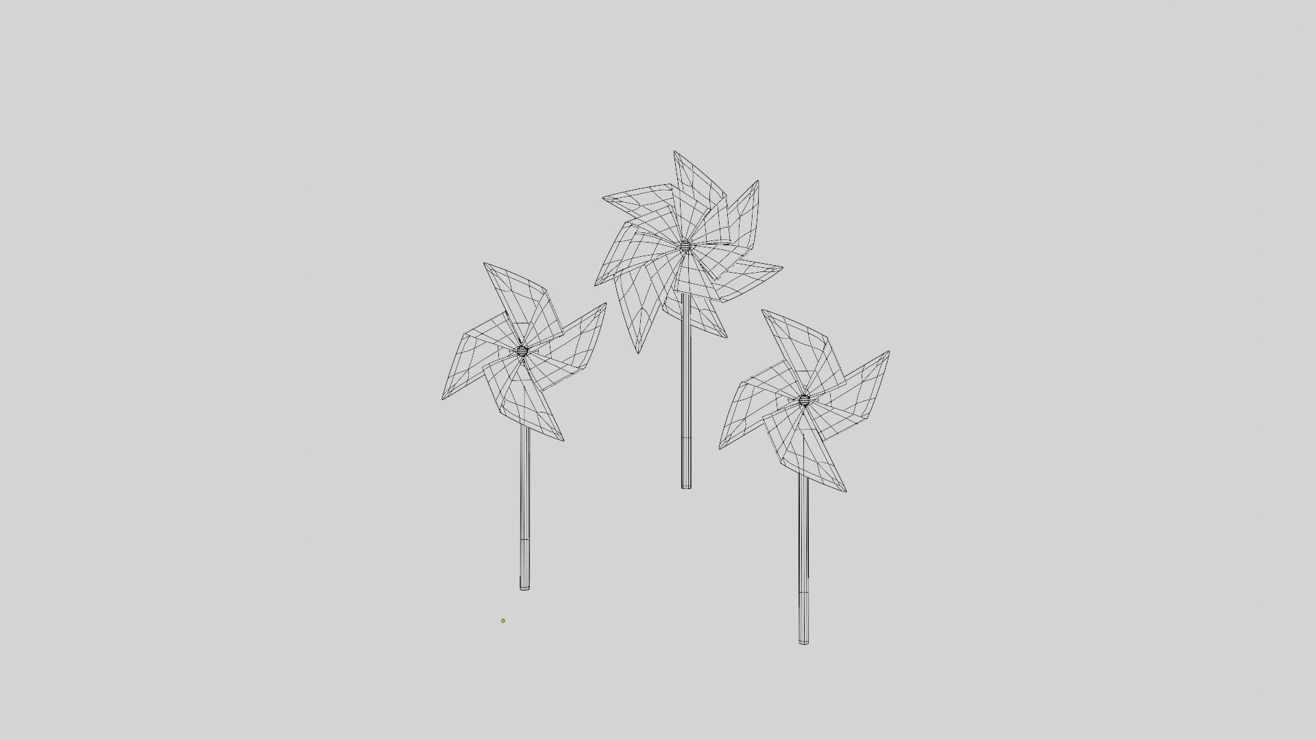 3D Model Pin Pinwheel Wheel - TurboSquid 1672086