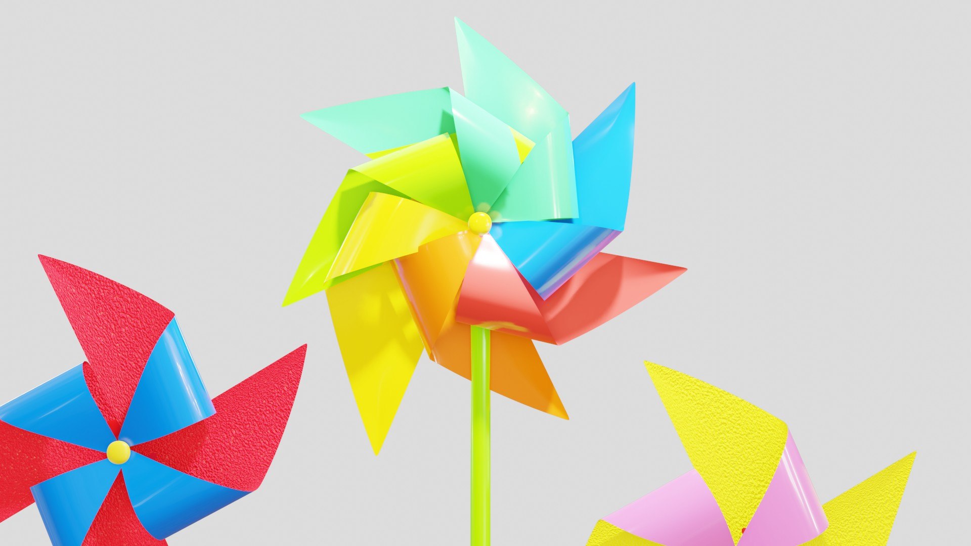 3D Model Pin Pinwheel Wheel - TurboSquid 1672086