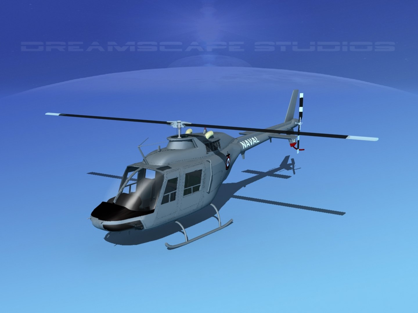 3D Model Rotor Oh-58 Bell 206 - TurboSquid 1219446