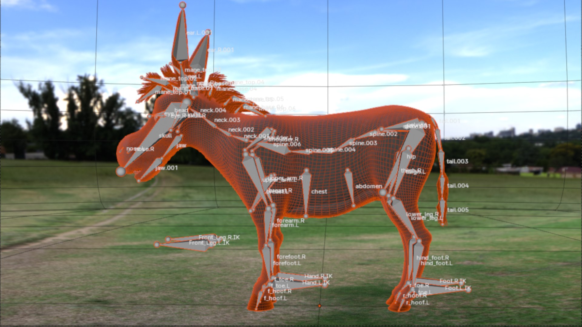 3D Donkey Model - TurboSquid 2225492