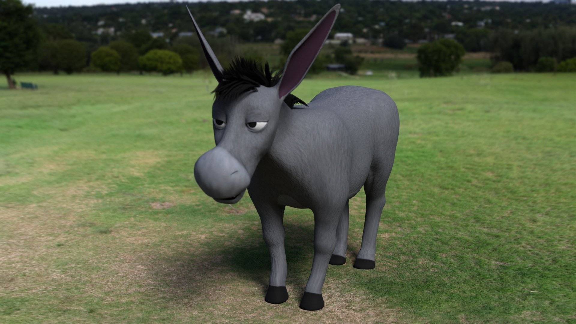 3D Donkey Model - TurboSquid 2225492
