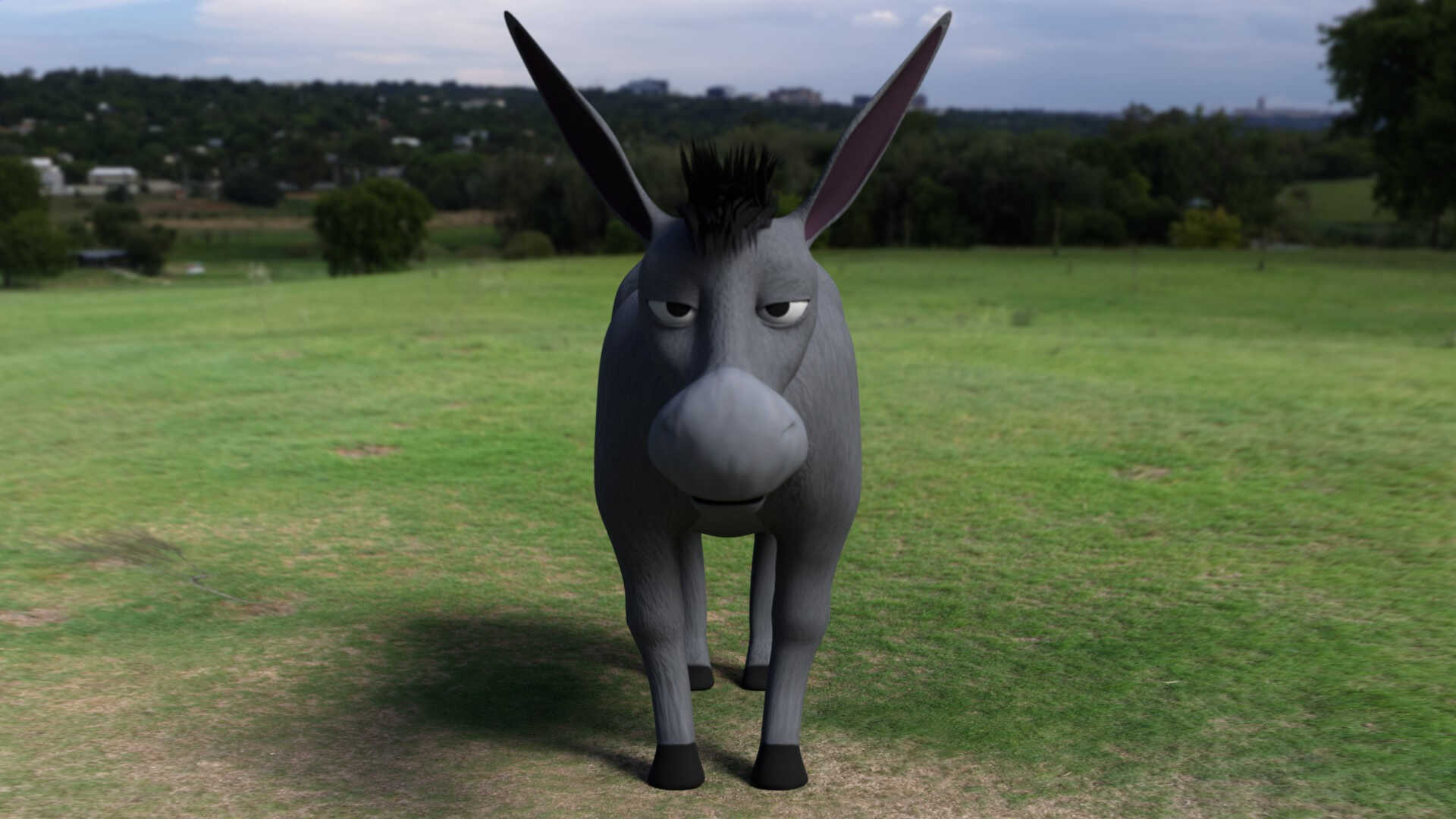 3D Donkey Model - TurboSquid 2225492
