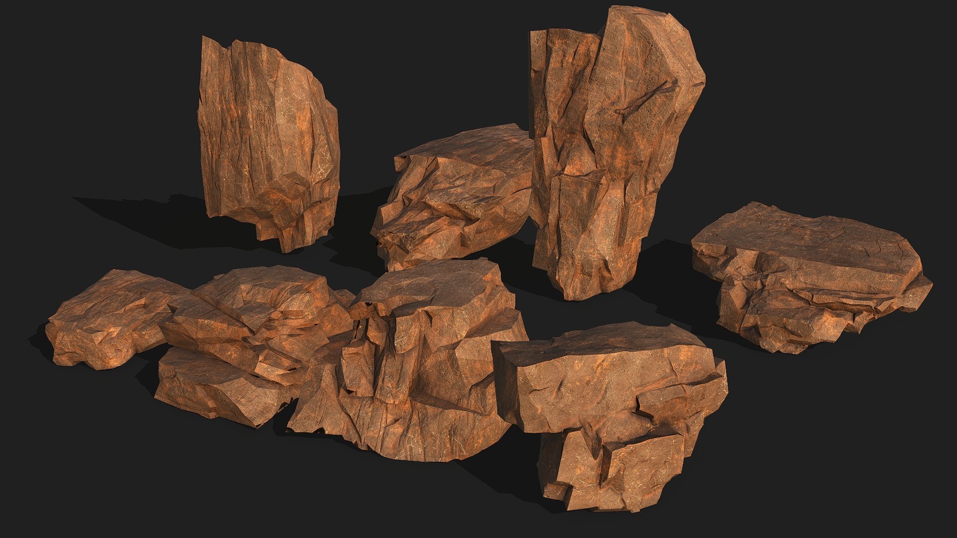 3D Desert Rocks 06 - TurboSquid 2044453