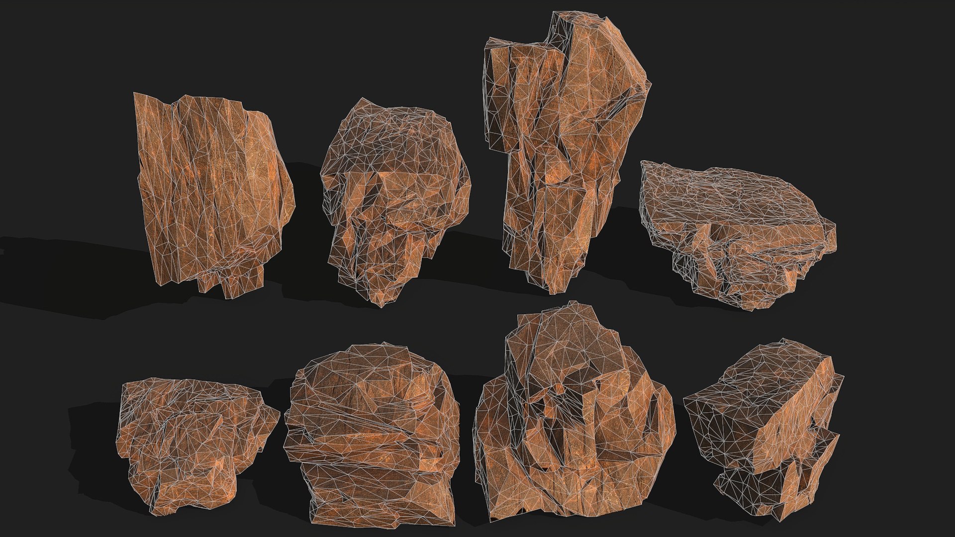 3D Desert Rocks 06 - TurboSquid 2044453