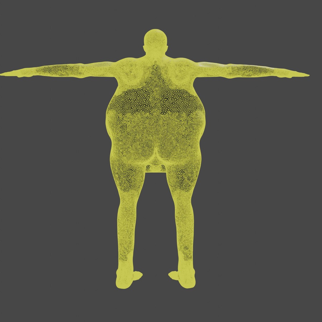 3D Model Fat Man Or Anthropomorphic Character - TurboSquid 2211980