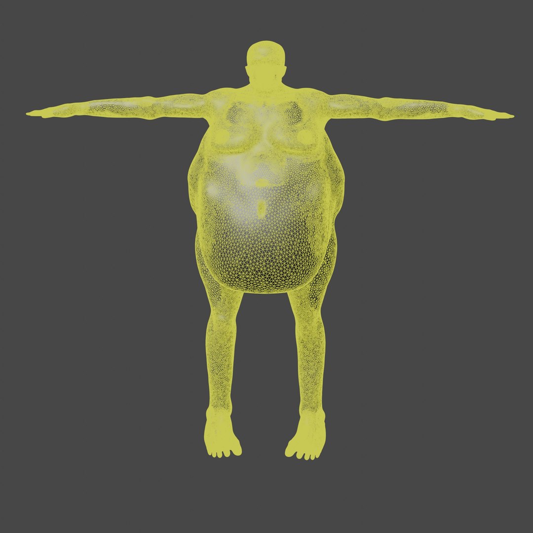 3D Model Fat Man Or Anthropomorphic Character - TurboSquid 2211980