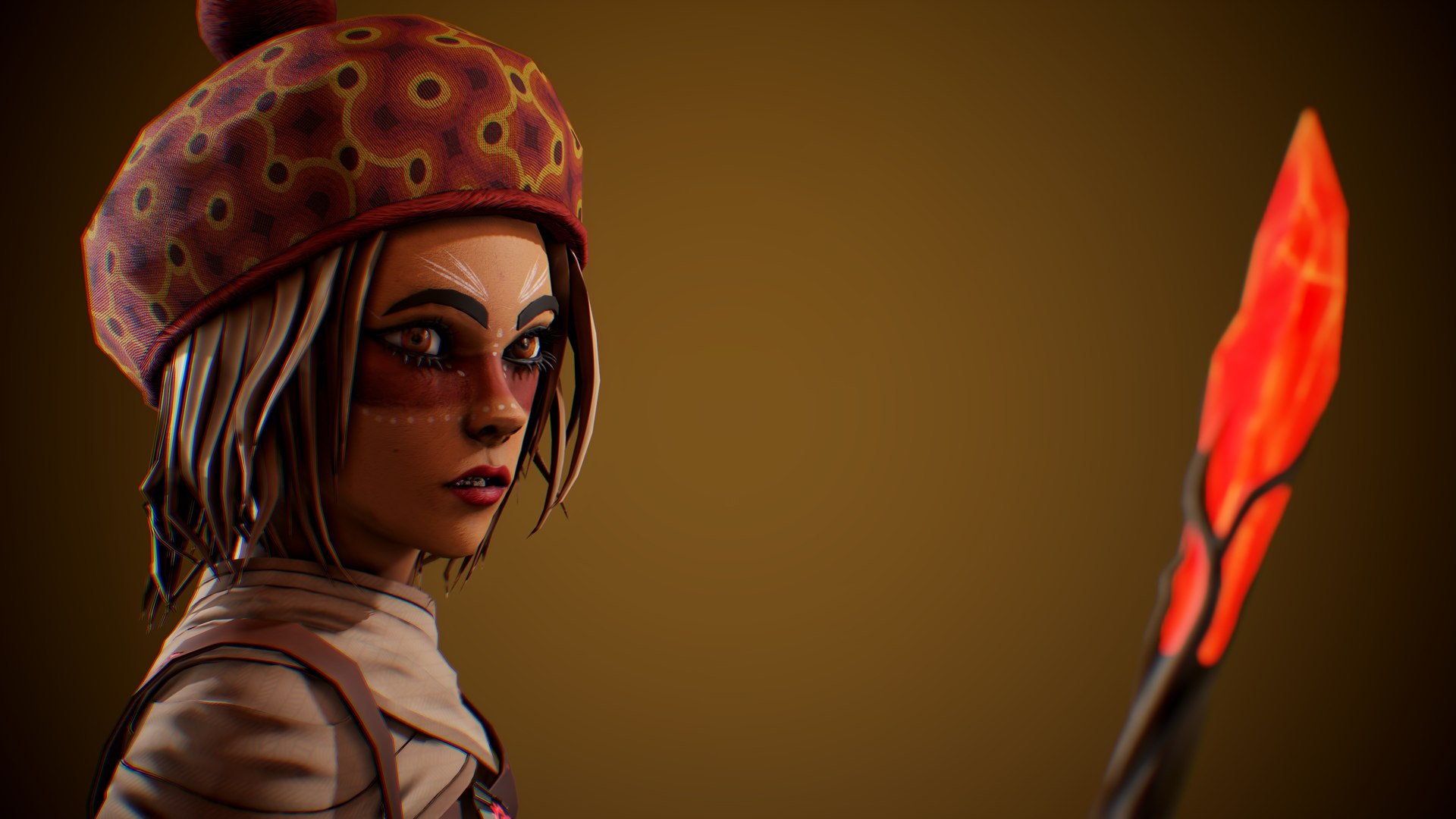 3D Female Red Mage Model - TurboSquid 2044143