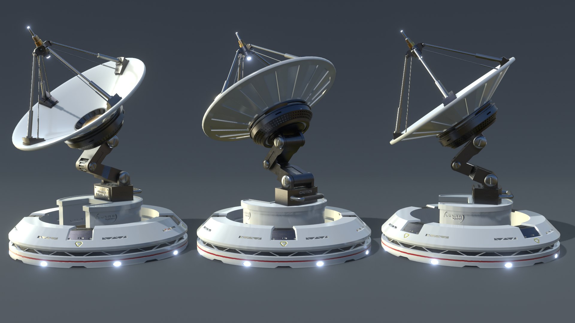 Satellite Dish 3D model - TurboSquid 2105220