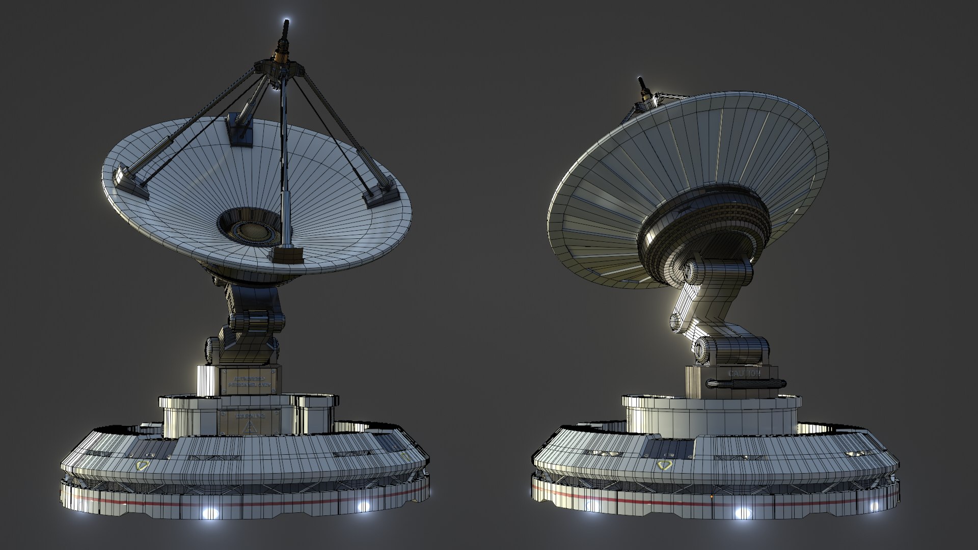 Satellite Dish 3D Model - TurboSquid 2105220