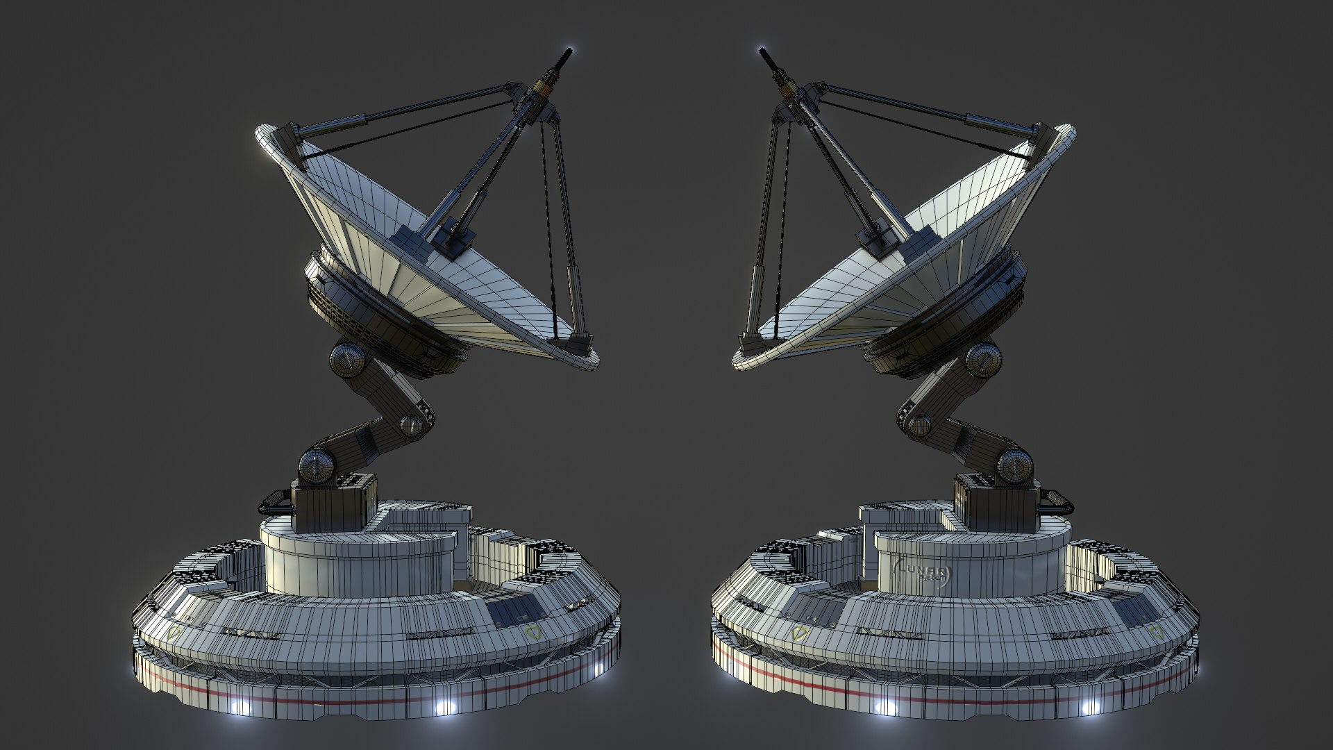 Satellite Dish 3D Model - TurboSquid 2105220