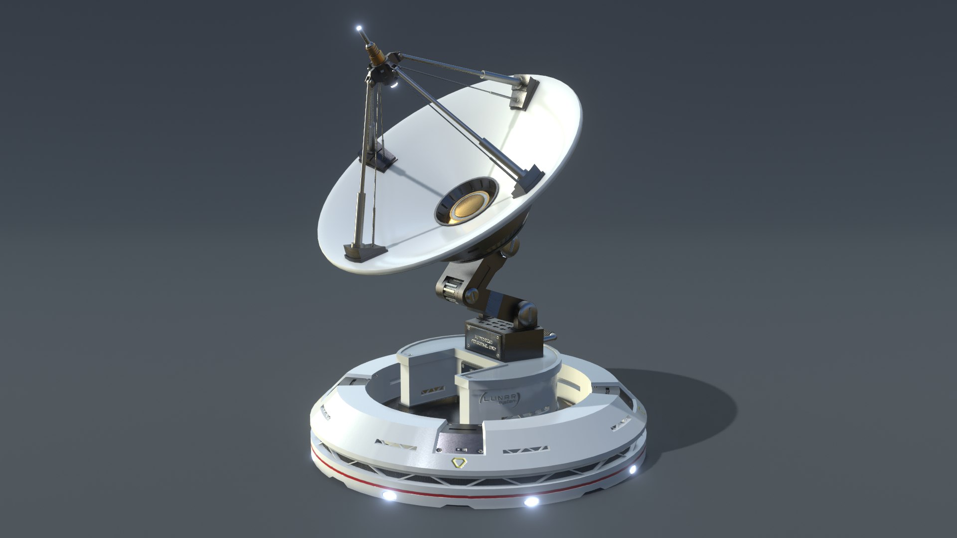 Satellite Dish 3D Model - TurboSquid 2105220