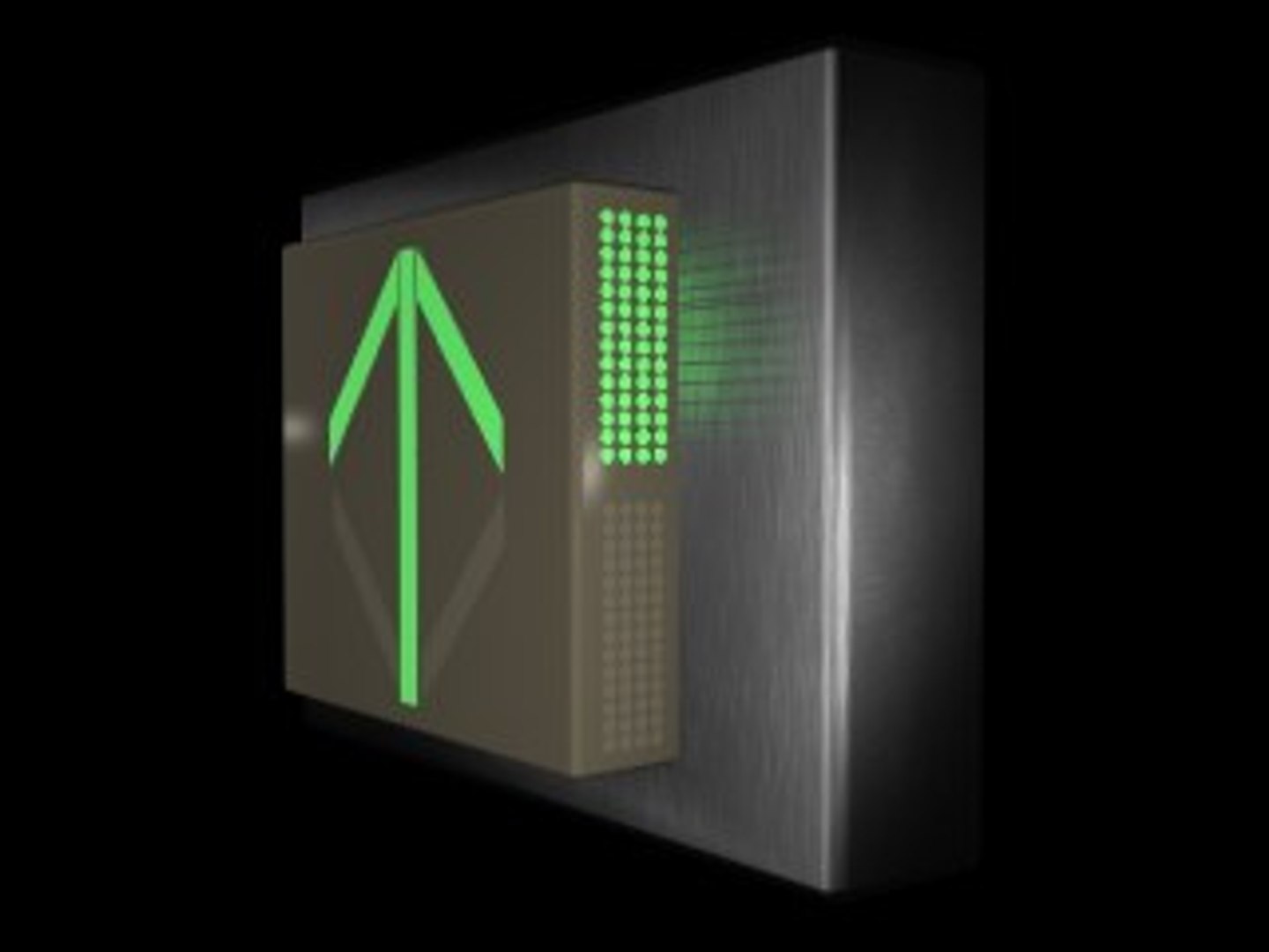 Elevator Display Adm30 3d Model