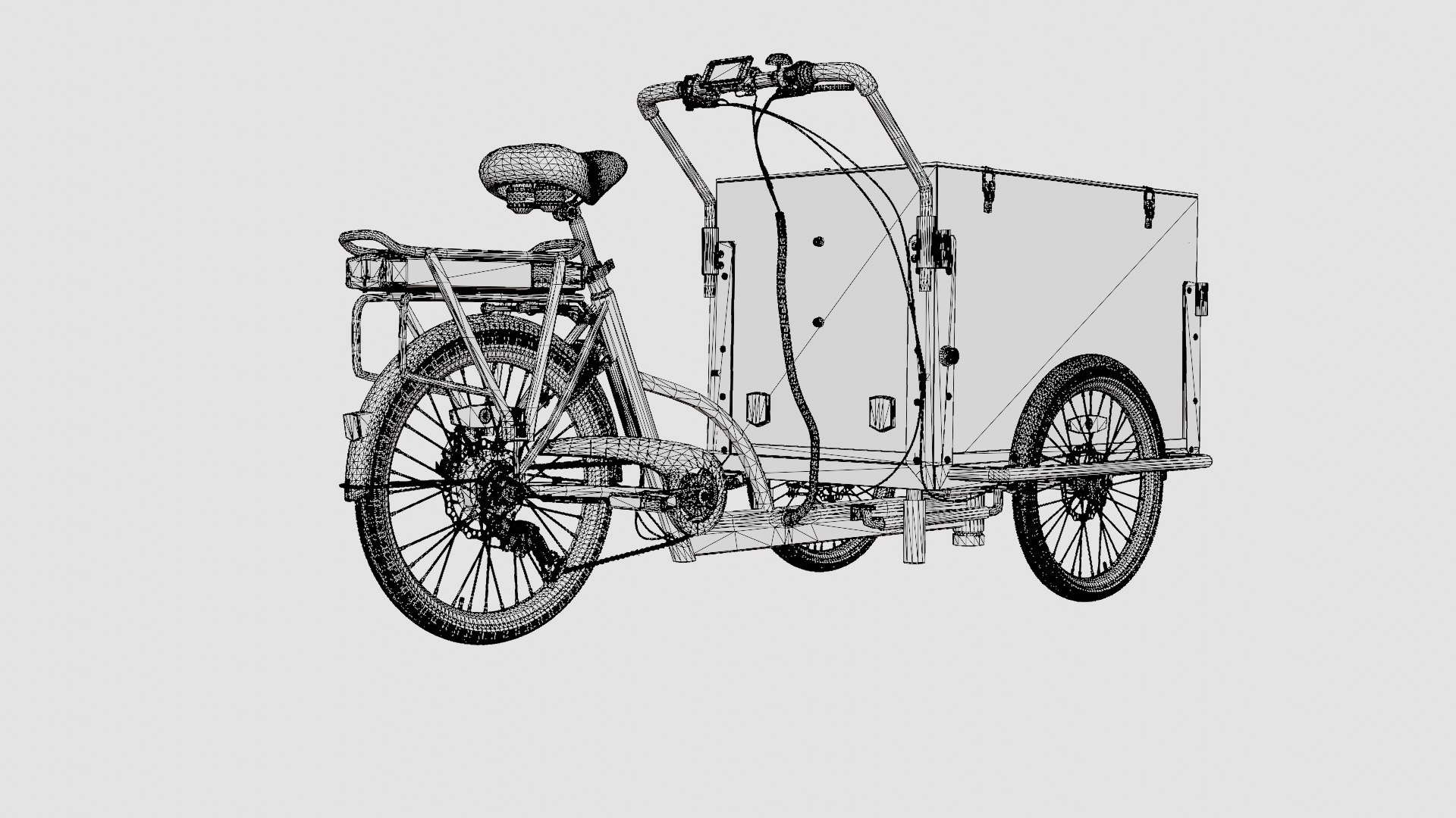 3D Cargobike Box Model - TurboSquid 2237862
