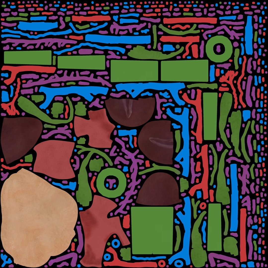 3D Pancreas Cross Section Anatomy - TurboSquid 1988153