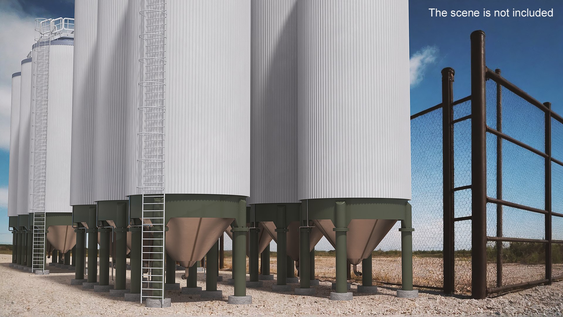 Silo Fermentation Tanks Worker 3D - TurboSquid 2328179